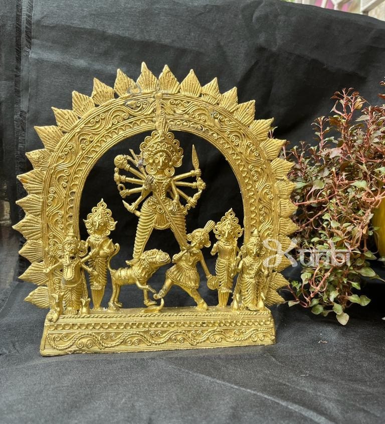 Dokra family Durga
